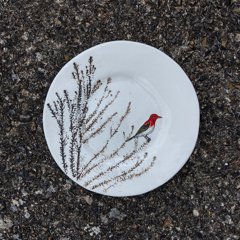 Large round plate - Fillingdon